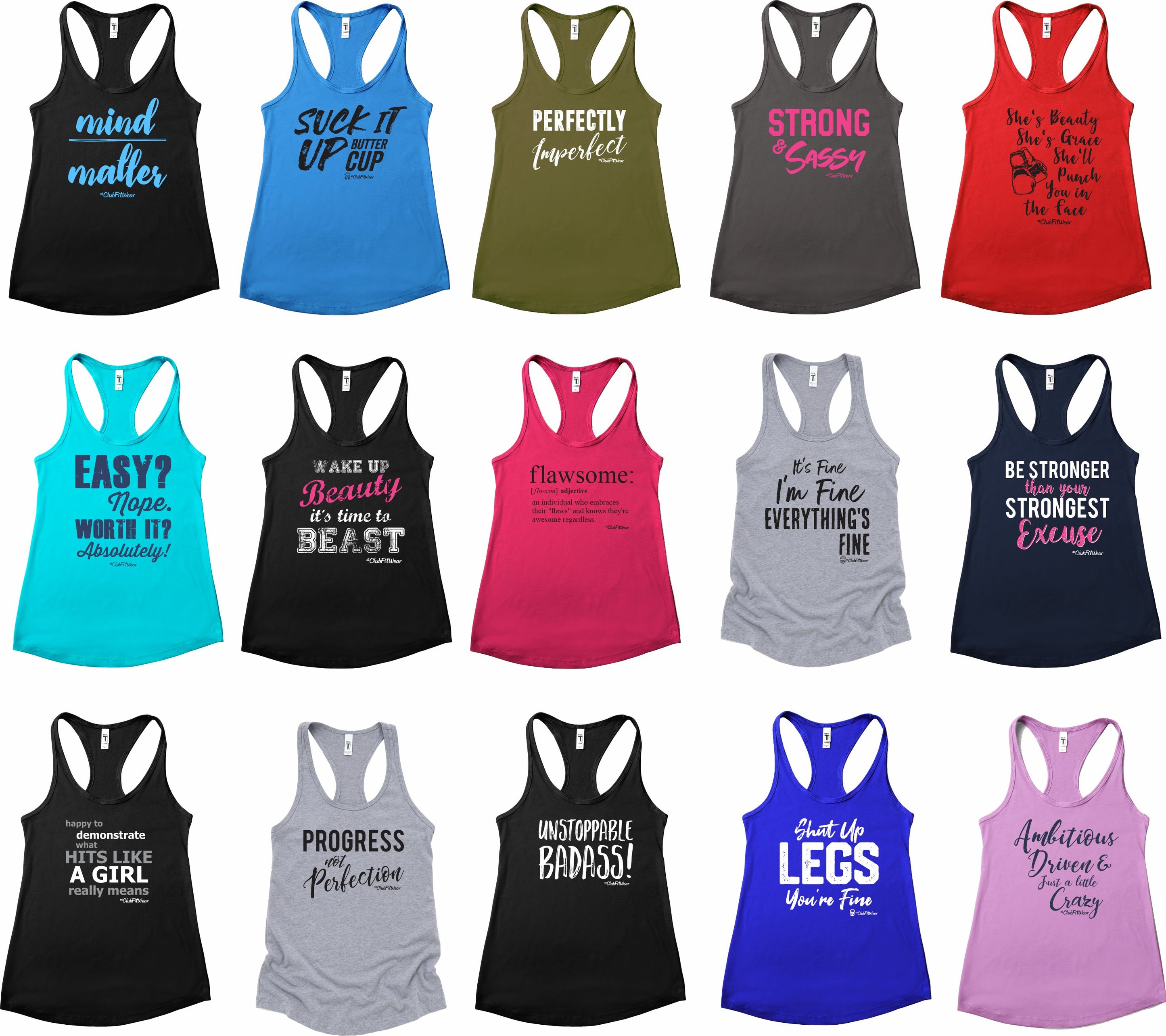 Racerback Tank Sale - Top Prints from CFW – ClubFitWear