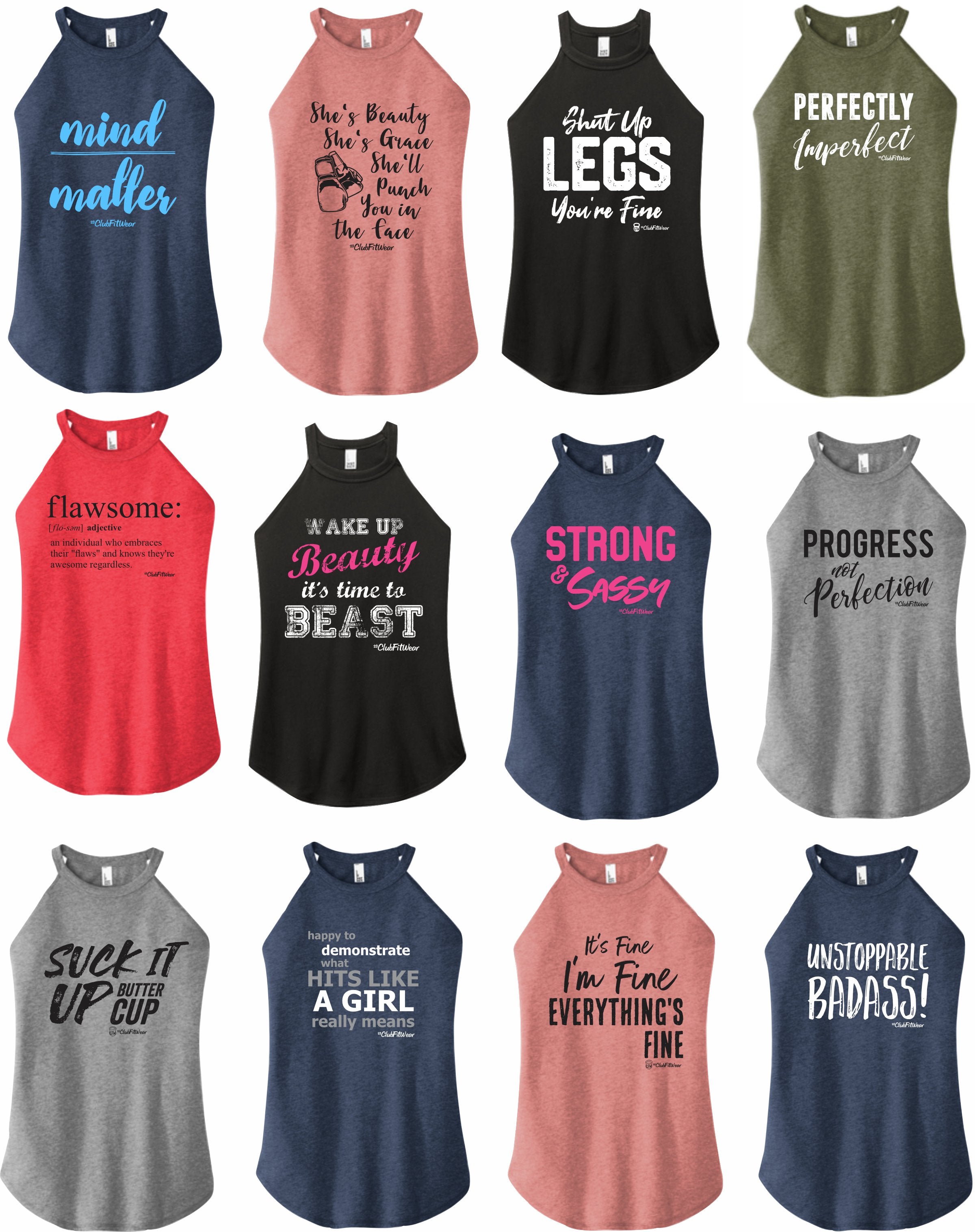 Rocker Tanks - Top Designs 2 – ClubFitWear