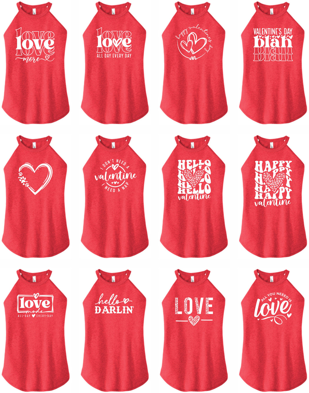 High Neck Rocker Tanks – ClubFitWear