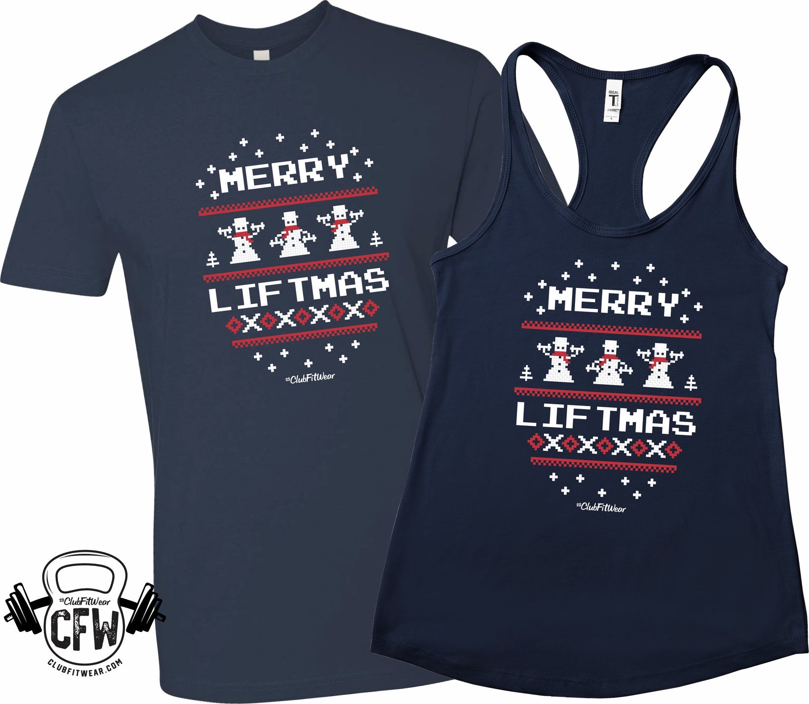 Merry Liftmas - Snowmen – ClubFitWear
